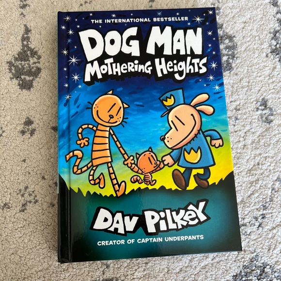 Scholastic | Other | New Dog Man Mothering Heights Book By Dav Pilkey ...